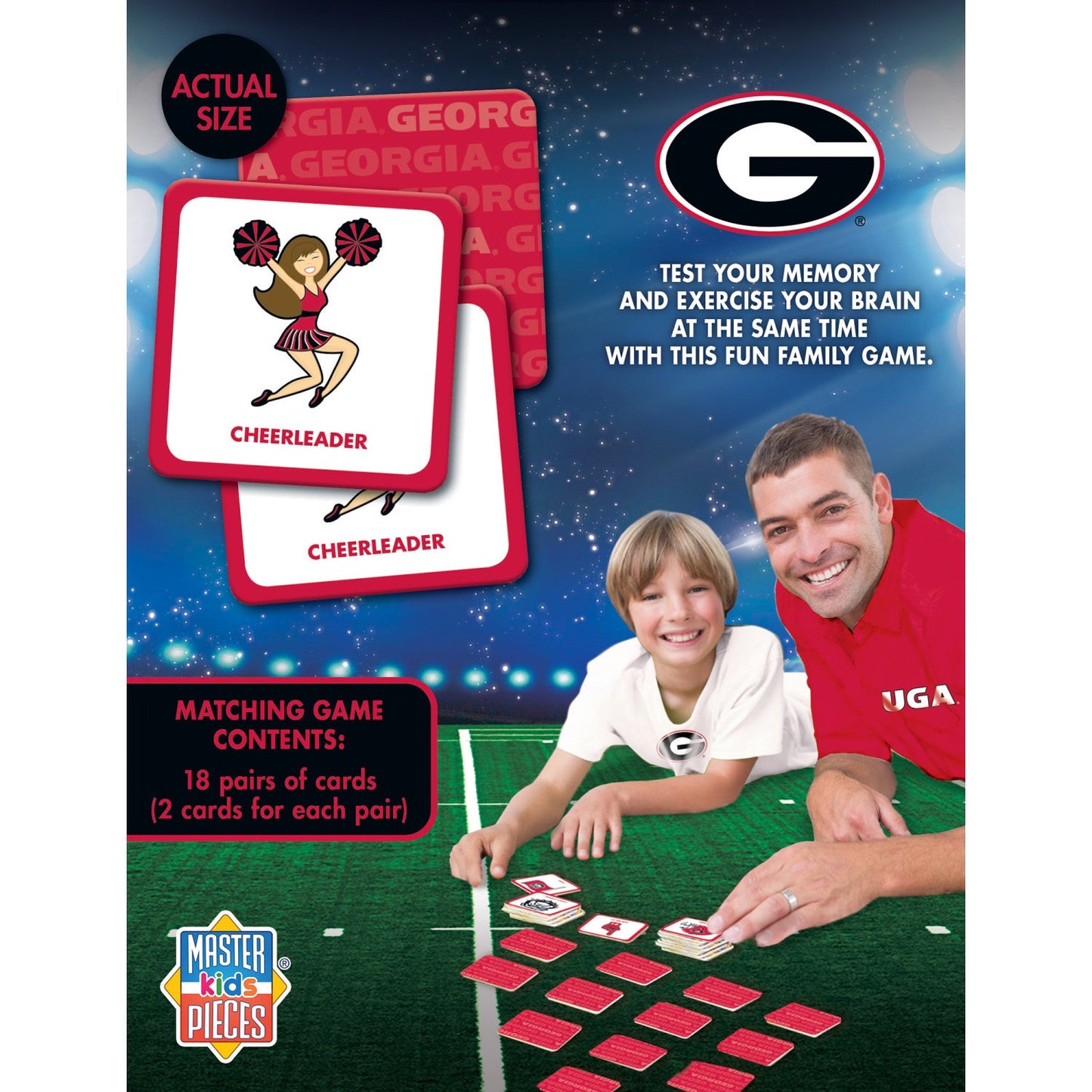Georgia Bulldogs Matching Game